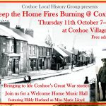 keep the home fires burning | Coxhoe Village Hall